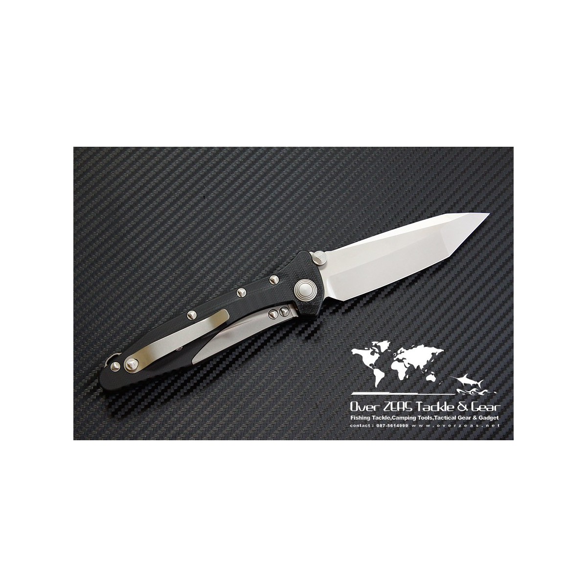 มีดพับ Microtech Socom Delta Tanto Folding Knife G-10 (4" Bead Blast ...