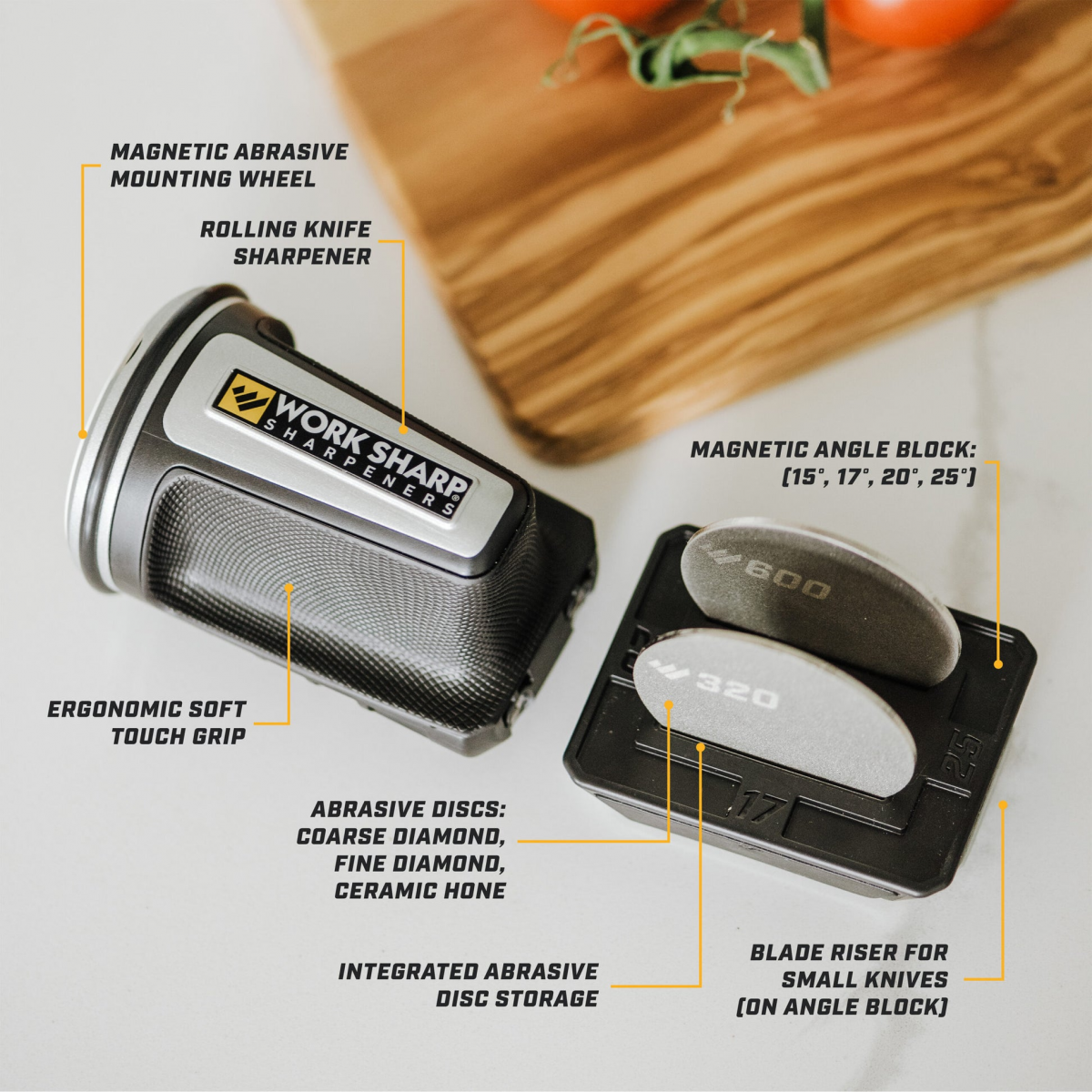 WORK SHARP RKS™ Rolling Knife Sharpener,WSKTNRKS-W